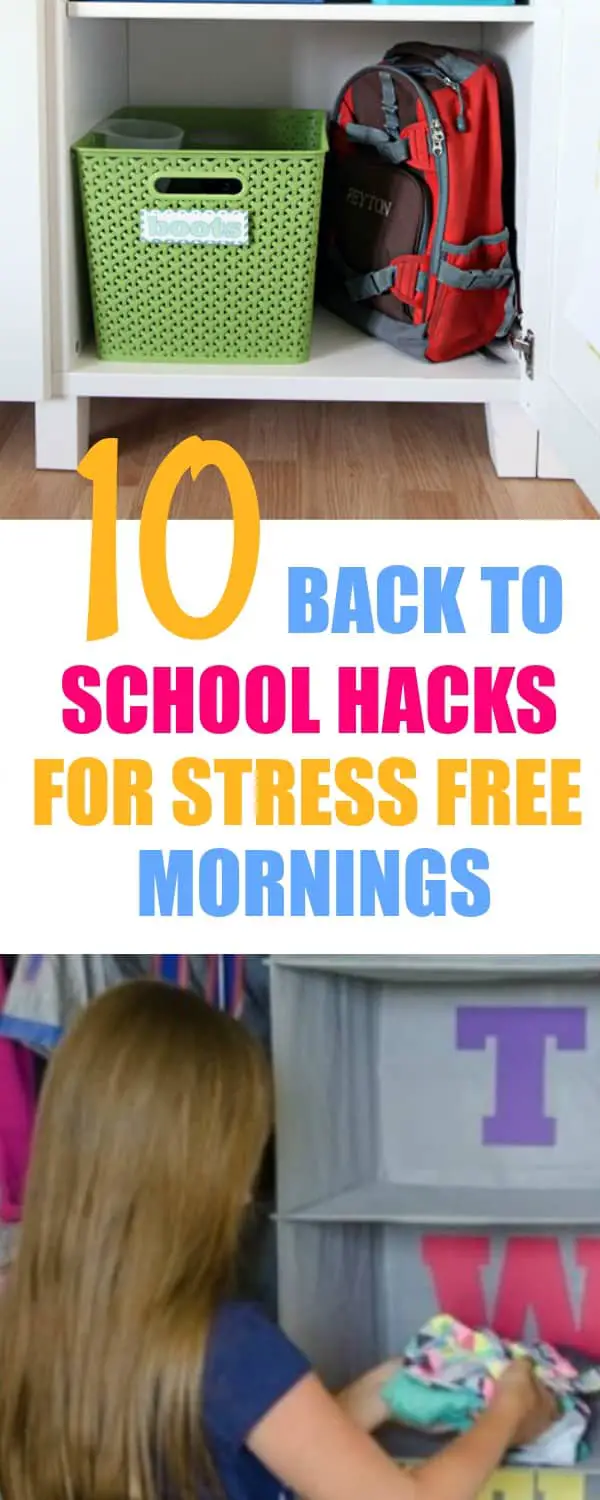 10 Back to School Hacks for Stress-Free Mornings